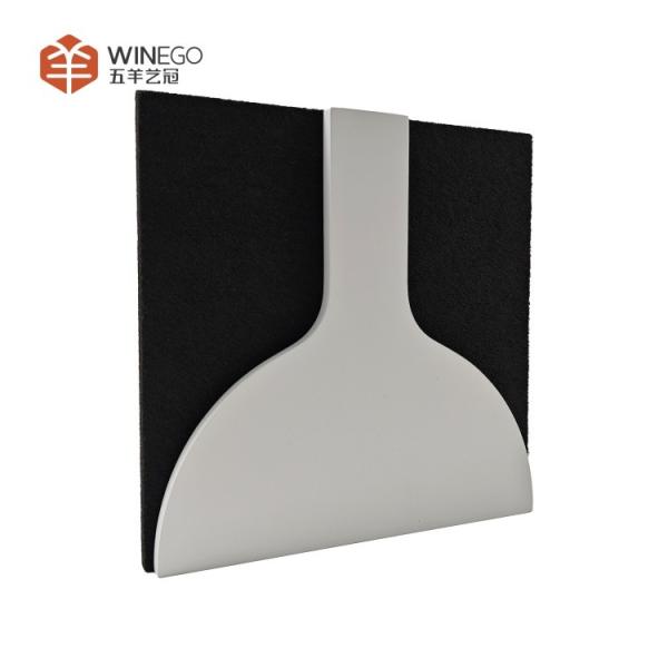 Quality Custom Art Circle PET 3D Acoustic Wall Panel with Painting for Modern Spaces for sale