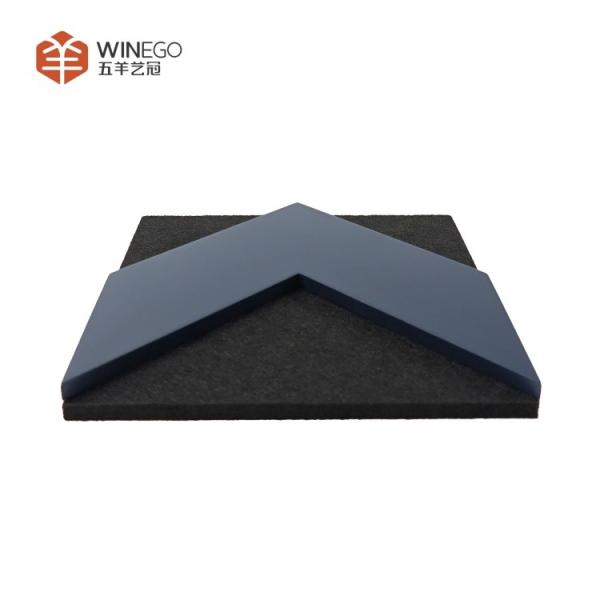Quality Artistic Shapes PET 3D Acoustic Wall Panel with Painting Modern Design for sale