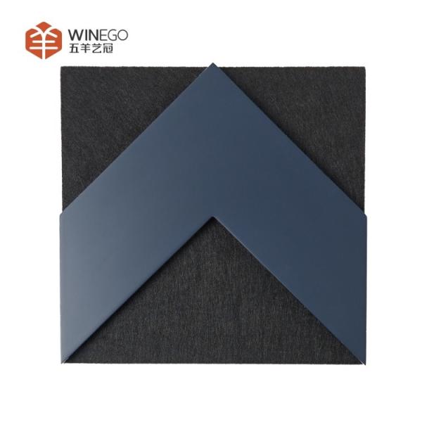 Quality Artistic Shapes PET 3D Acoustic Wall Panel with Painting Modern Design for sale
