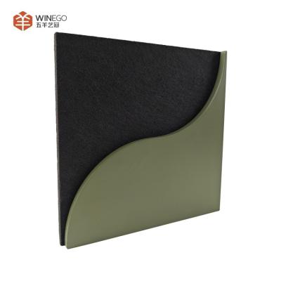 Chine Panneaux acoustiques en ardoise en bois moderne avec des couleurs différentes pour le mur à vendre