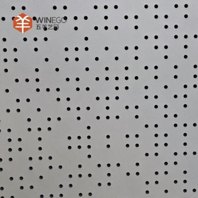 Cina pannello acustico perforato in alluminio per ambienti ecologici e con elevato NRC in vendita