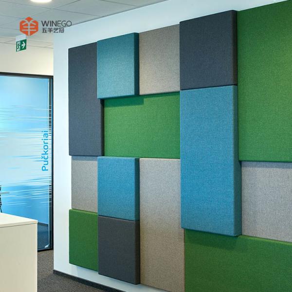 High-Density Fiber Acoustic Panel Eco-Friendly Dust Free For Schools Studios