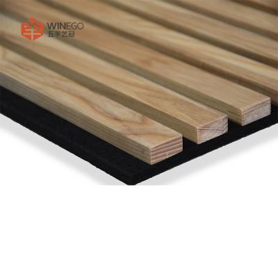 China Acoustic Wood Slat Panels for Elegant Sound Control and Interior Enhancement for sale