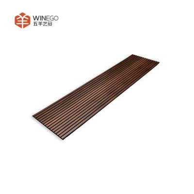China Functional and Stylish Wood Slat Acoustic Panels for Sound Optimization for sale