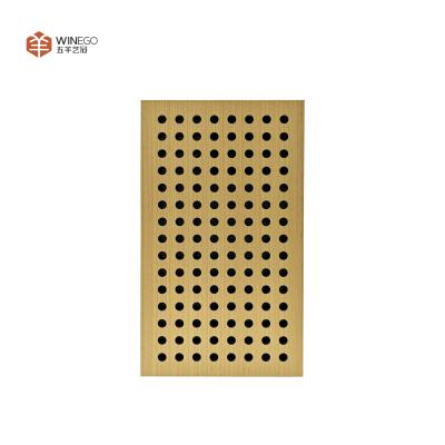 China Fire-Resistant Perforated Acoustic Panel For Cinema Wall and ceilling Soundproofing for sale