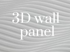 Resistência à umidade Painéis de parede decorativos 3D Painel de MDF Design tridimensional