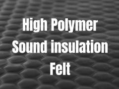 Matte résistante au son en caoutchouc à haute polymère barrière acoustique Feutre épaisseur 2 mm