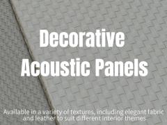 Painéis acústicos decorativos de design ecológico para hospitais e escolas