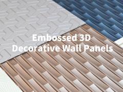 Moderno design MDF Base 3D Decorative Wall Tiles Pannelli interni FSC CE Approvato