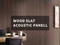 Elegant Wood Slat Acoustic Panels for Modern Interiors and Noise Management