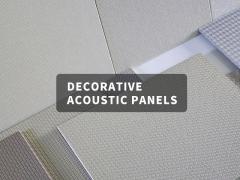 Fabric Decorative Acoustic Panels With High-Performance Polyester FIber