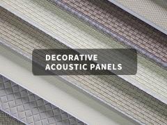 Customized Colors PET Acoustic Panels With Leather Finish For Wall Decor