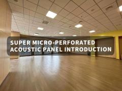Panneaux acoustiques perforés super micro MDF Réduction du bruit du panneau 0.8 NRC