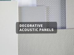Eco Friendly Material Decorative Acoustic Panels For Wall And Ceiling