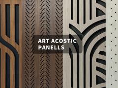 Panneaux d'absorption sonore artistique pour la décoration intérieure et l'acoustique