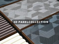 Decorative Embossed Veneer Panels for Interior Wall Cladding 2400mm