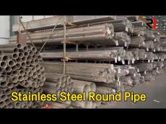 Welded Seamless Stainless Steel Round Pipe Anti Rust Alkali Resistant