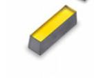 China Super Hard HPHT Lab Grown Diamonds 3X0.6X0.6mm Rectangle Mono Crystal Diamond for sale