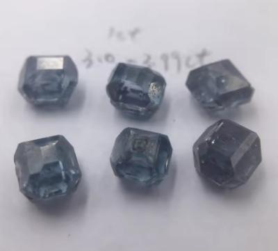 China Blue Diamond Uncut  Rough Blue Diamond Industrial Synthetic  Diamond For Gem for sale