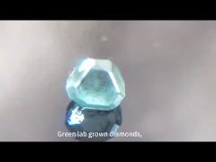 Fancy Bule uncut diamond  stone  VVS HPHT blue rough diamond for gems