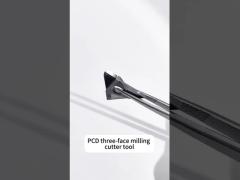 PCD three-face milling cutter tool