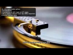 fabrieksprijs hpht of cvd diamant voor record snijstylus en Stylus Tip