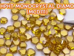 Yellow Single Crystal Lab Grown Diamonds HPHT 3mm - 6mm For Milling Tools
