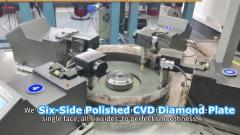 Six-Side Polished CVD Diamond Plate