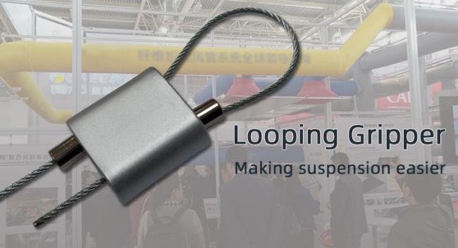 Adjustable Cable Loop Securing Clamp