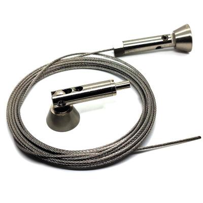 China Sistema de visualización de acero inoxidable del agarrador del cable con el techo para solar fijaciones en venta