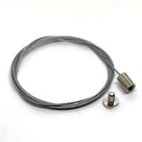 China Steel Wire Adjustable Ceiling Cable Gripper String Lighting Suspension Kits for sale