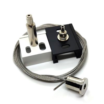 China XTSC-van de Opschortingskit wire cable gripper with van het Spoorplafond Lichte het Aluminiumcomité Klem Te koop