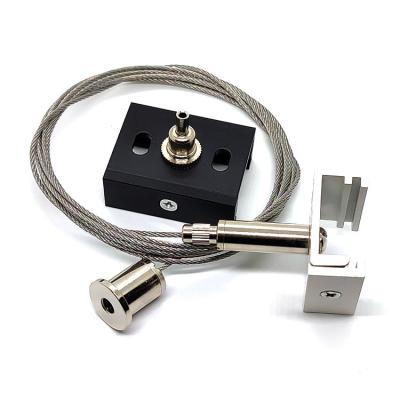 China XTSC-van de Opschortingskit wire cable gripper with van het Spoorplafond Lichte het Aluminiumcomité Klem Te koop