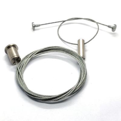 China Lichte Opschorting Kit With Adjust Cable Gripper en Roestvrije Draadkabel Te koop
