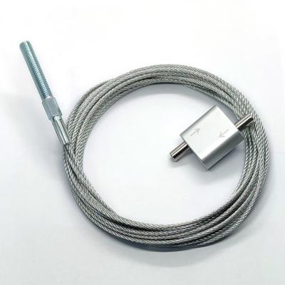 China Iron Suspension Kit Adjustable Hanging Wire Kit With Looping Gripper For Led Panel Light for sale
