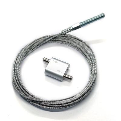 China Iron Suspension Kit Adjustable Hanging Wire Kit With Looping Gripper For Led Panel Light for sale