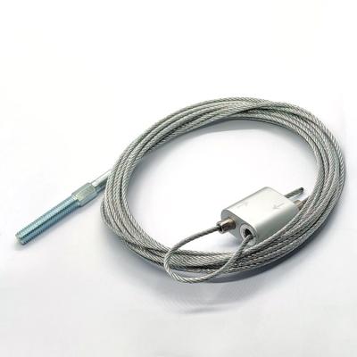 China Iron Suspension Kit Adjustable Hanging Wire Kit With Looping Gripper For Led Panel Light for sale