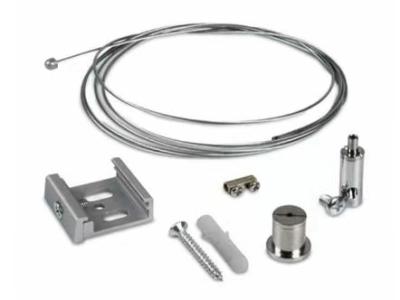 China LED Linear Trunking Suspension Kit Lighting System Wire Hanging Fixtures for sale