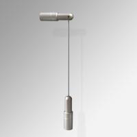 China Aluminum Multi-Functional Wall-To-Wall Cable Display Wire Hanging System With Rails For Art Paintings And Frames for sale