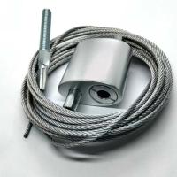 China Two Way Adjustable Brass Cable Gripper For Hanging System for sale