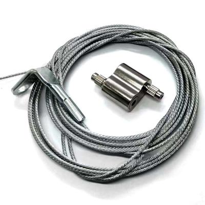 China Hanging System Hardware Tools Cable Looping Gripper Steel Wire Rope Sling Accessories for sale