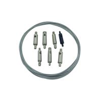 China Lighting Hanging Accessories Adjustable Cable Gripper With Male Thread for sale