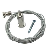 China Ceiling Attachment Adjustable Cable Gripper Nickel Grip Lock CNC Hardware Tools for sale