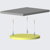 China Connect Absorber With Adjustable Wire Kit  For Acoustic Ceiling Suspension System for sale