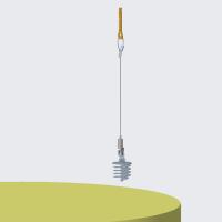 China Connect Absorber With Adjustable Wire Kit  For Acoustic Ceiling Suspension System for sale