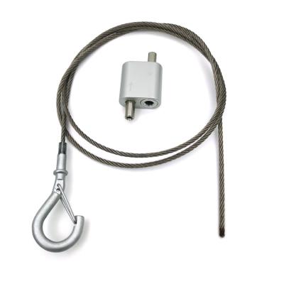 China Looping Cable Gripper With A Snap Hook Hanging Wire Systems For Ventilation Duct Wire Rope Size 3.0*4500MM for sale