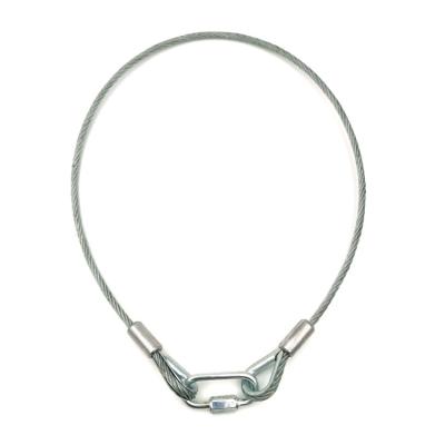 China Safety Rope For Speakers With  Wire Rope Diameter 3mm Length 60cm Or Customizable for sale