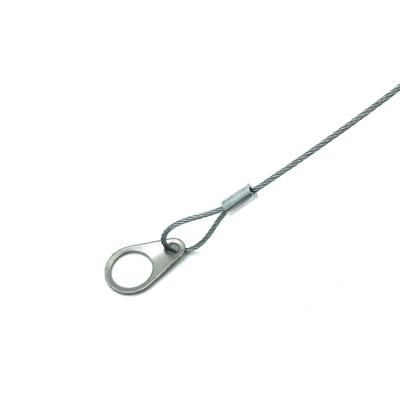 China Speaker Safety Stainless Steel Cable Safety Wire Rope For Ceiling Speaker Mounted Ceiling Or On The Wall Add Security For Hanging Light Lock Camera DIY Speaker In Hall Car Bar Exibition for sale