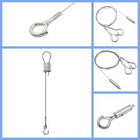 China Stainless Steel Cable Loop Kits with Hook for Hanging Wire Systems for sale