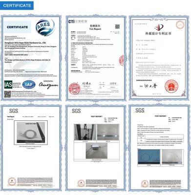 China Copper Material Cable Looping Gripper with Nickel Surface Finish for LED Linear Trunking Lighting Systems for sale